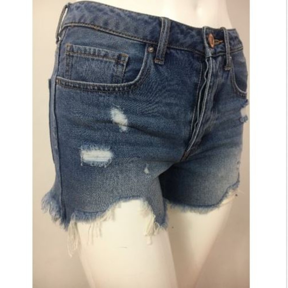 Forever 21 | Shorts | Boyfriend Shorts 26 Jean Destroyed Ripped Cut ...